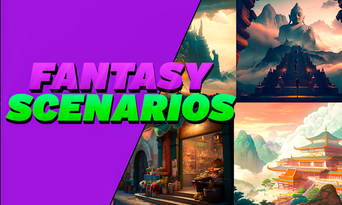 Create fantastic scenarios with an artist ai by Mrpandafx | Fiverr