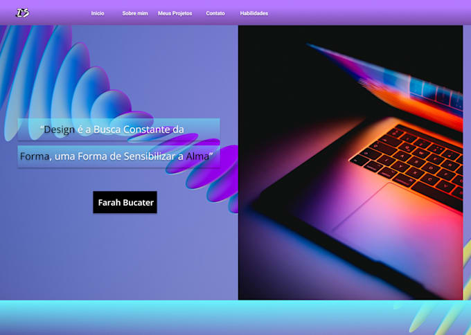Create interface design for your website by Ismaelsilveira1 | Fiverr