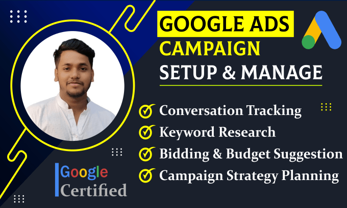 Create your google adwords, ads setup, ppc campaign manage and optimize ... Create your google adwords, ads setup, ppc campaign manage and optimize ...