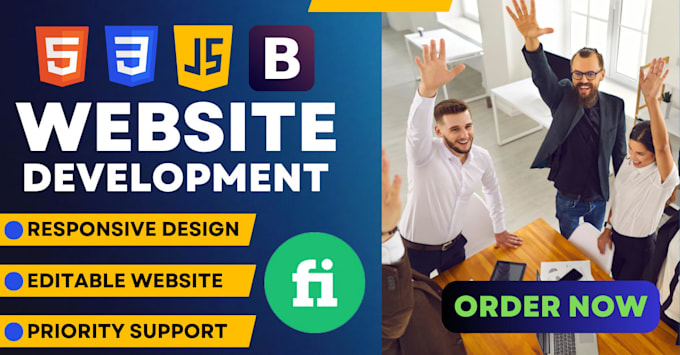 Create a responsive website with html css and bootstrap by Sohailakbar0099 | Fiverr