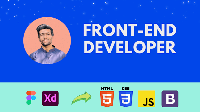 Convert your psd, figma design to a fully functional html website by ...