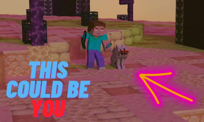 Create 3d minecraft renders of your world by Bravoblenders | Fiverr