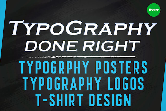 Create an awesome typo art design using typography for you by ...