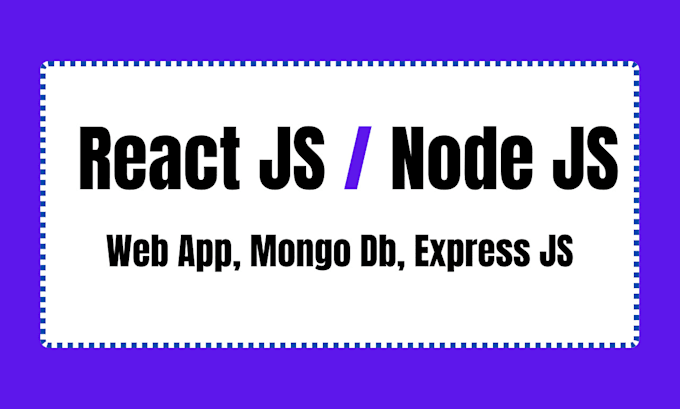Build web app using react js node js mongodb express js by Sohaib_saim ...