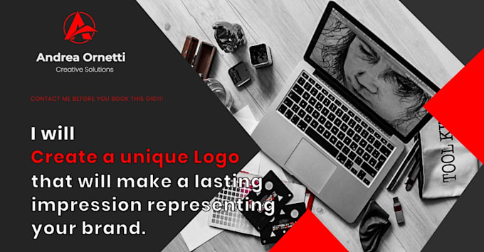 Create a unique logo that will make a lasting impression by ...