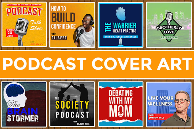 Design podcast artwork or podcast cover art or podcast design by ...