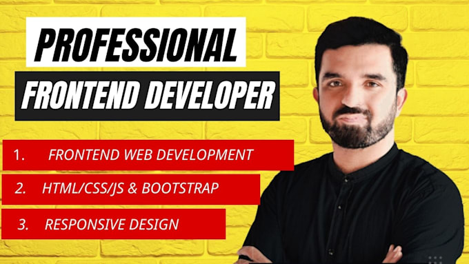 Do professional and affordable frontend web development by Abbashadi | Fiverr