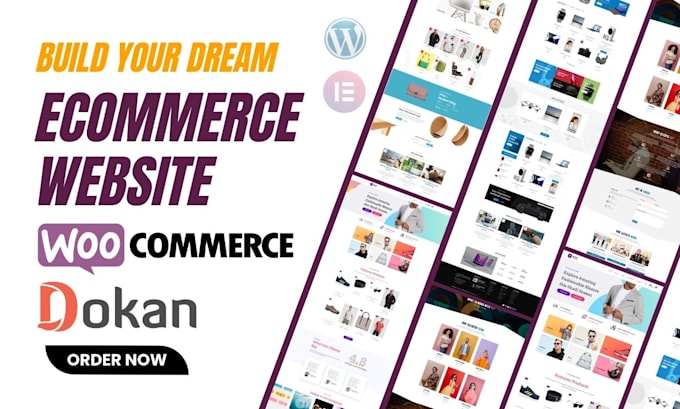 Build woocommerce or multi vendor wordpress website by dokan using elementor pro by Only1tarunno ...