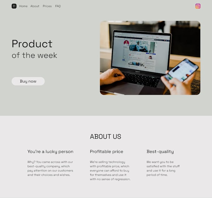 Design and layout in readymag by Diana19r | Fiverr