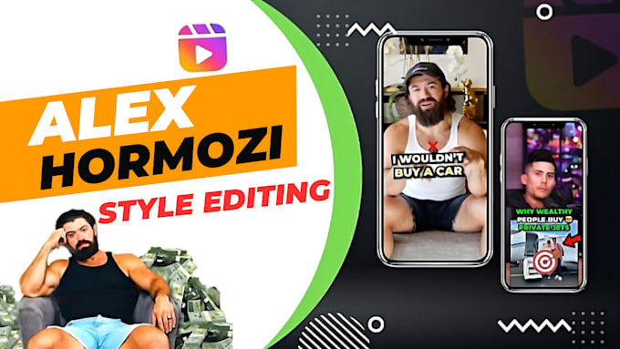 Edit reels in alex hormozi style by Gamingking475 | Fiverr