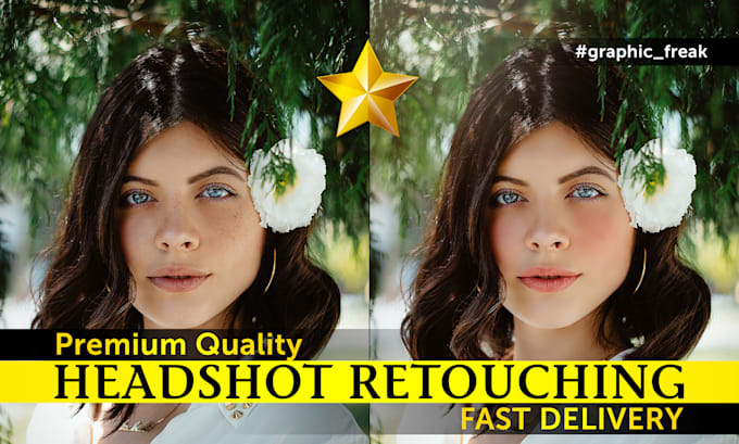 Do premium photoshop headshot retouch by Graphic_freak | Fiverr