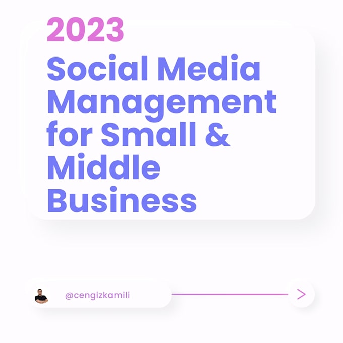 Social media management for small and middle business by Gosociall | Fiverr