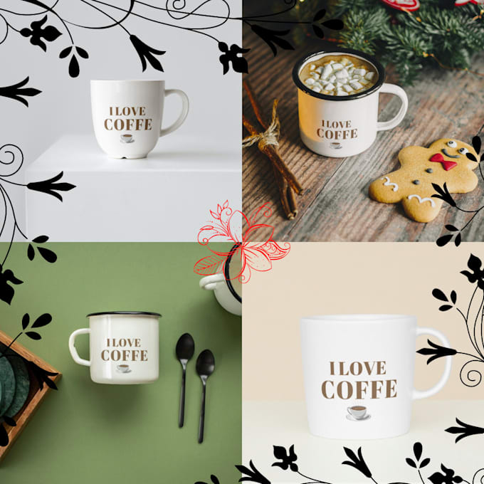 All kinds of digital coffee mug designs by Hacibaba73 | Fiverr