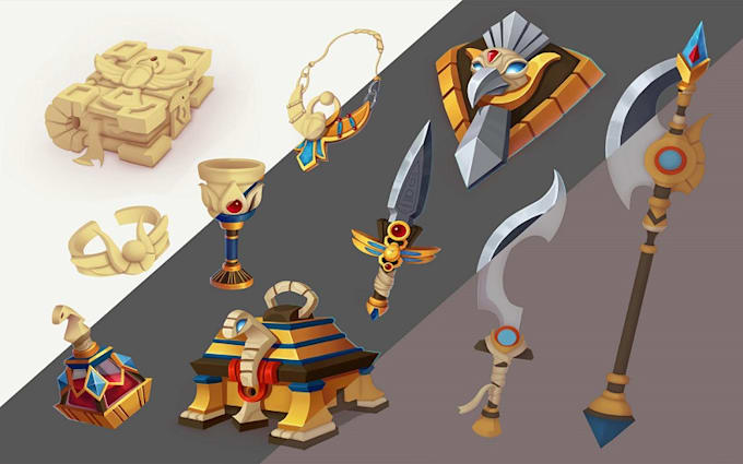 Create character design, pixel, props, 2d game art work, concept for ...
