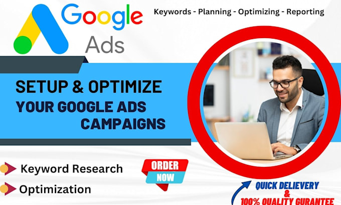 Setup and manage your google ads campaign by Mbutt1999 | Fiverr