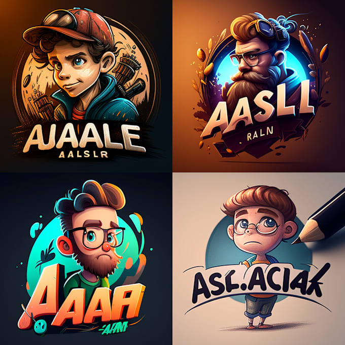 Design epic cartoon illustration logo in my style by Spiriteditz | Fiverr