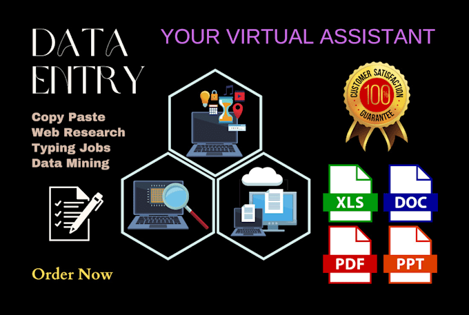 Do data entry, web research, copy paste, and data mining by Harith_keshan | Fiverr