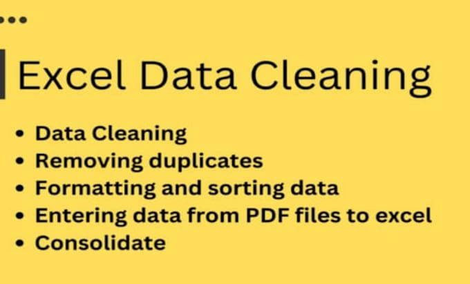 Do data entry, data cleaning, excel entry, typing and more by Mame05 | Fiverr