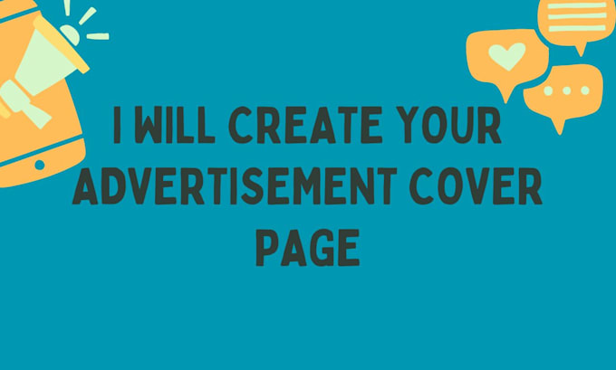 Create an advertisement cover page by Achinta15 | Fiverr