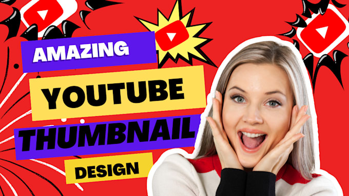 Design amazing youtube thumbnail in 3 hours by Hooriakhanam | Fiverr