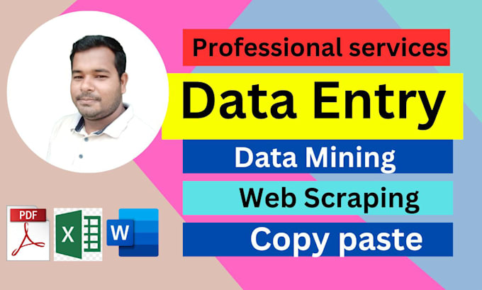 Do accurate data entry, web scraping and copy paste job by Monimridha206 | Fiverr