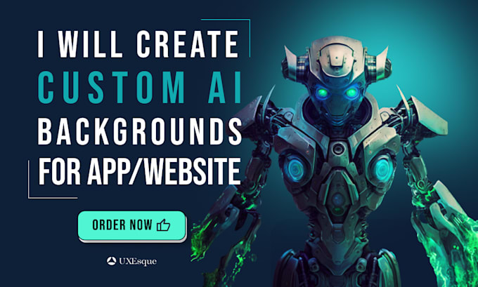 Create custom ai backgrounds for websites and apps by Esquemedia | Fiverr