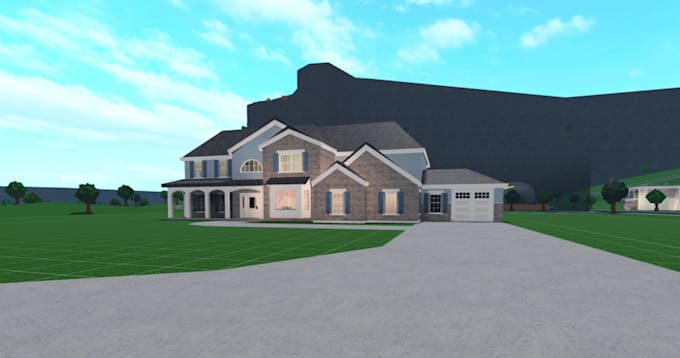 Build you a roblox bloxburg house exterior by Diabuilds | Fiverr
