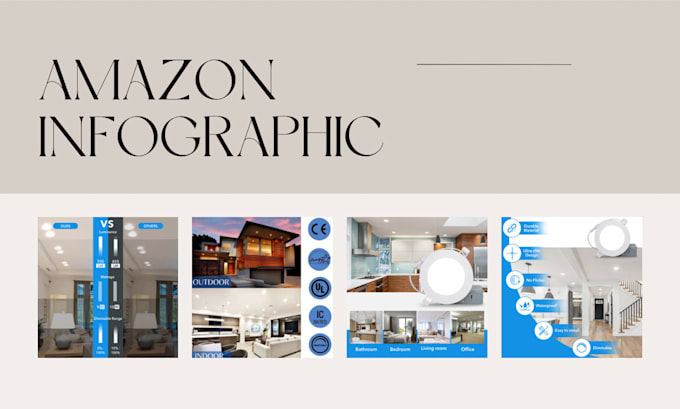 Design high quality amazon infographics and listing images by Malyikashami | Fiverr