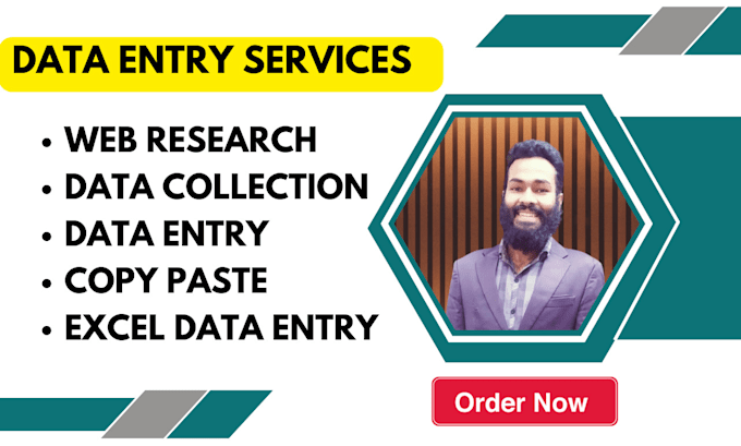 Do data entry, copy paste, web research, data collection and excel data entry by Emam71 | Fiverr