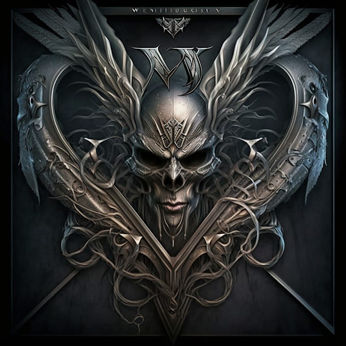 Create metal or rock album cover very fast using ai by Mythicalmaker ...