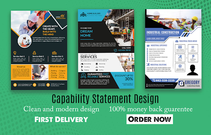 Do professional capability statement and business flyer design by ...