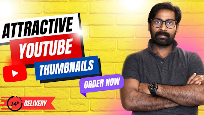 Do a stunning youtube thumbnails for your channels by Vinus_1985 | Fiverr
