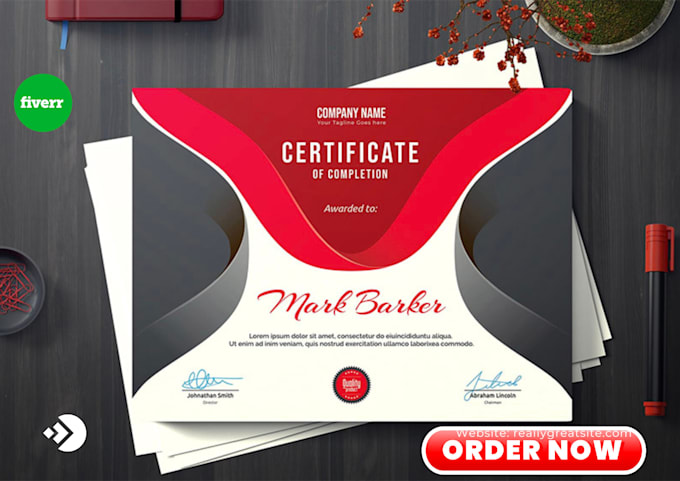 Do professional certificate design for award, diploma and gifts by ...