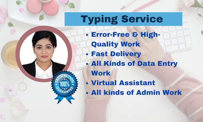 Be your fastest typist and do all your typing job by Jessicain1212 | Fiverr