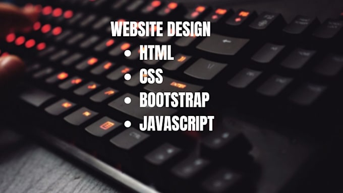 Design Html Css Bootstrap Website By Josphatgachure Fiverr