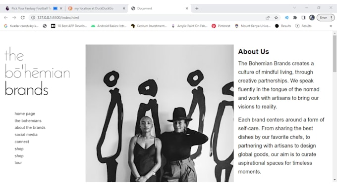 Do custom website design html css responsive design by Joeakatsa206 | Fiverr