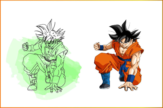 Line art anime high quality and resolution , line art anime character ...