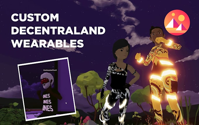 Design wearables for decentraland metaverse by Virtualisreal | Fiverr