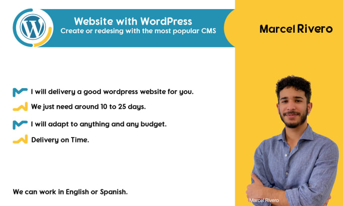 Make a functional and responsive website on wordpress by Marcel3r | Fiverr Make a functional and responsive website on wordpress by Marcel3r | Fiverr