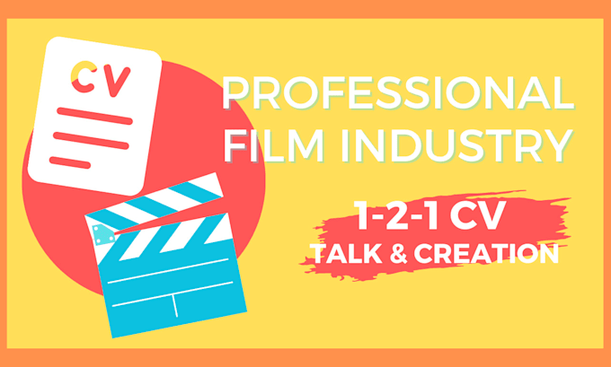 Build your best cv for the film industry uk by Josieconnor | Fiverr