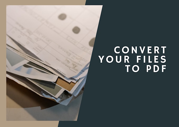 Convert your files to your desired format by Marie_wood | Fiverr