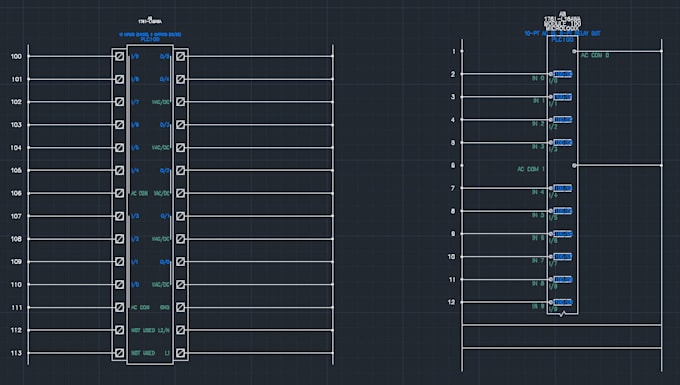 Draw your 2d autocad electrical diagram by Moralesmatos | Fiverr