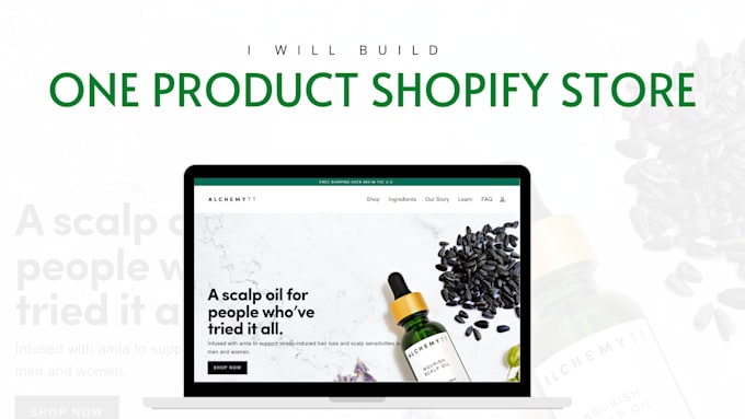 Create one product shopify store by Designntechy | Fiverr