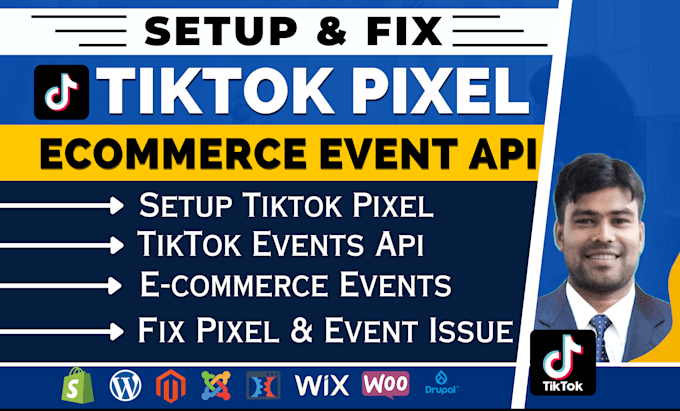 Setup tiktok pixel, tiktok event api, and conversion tracking with gtm by Web0tracking | Fiverr