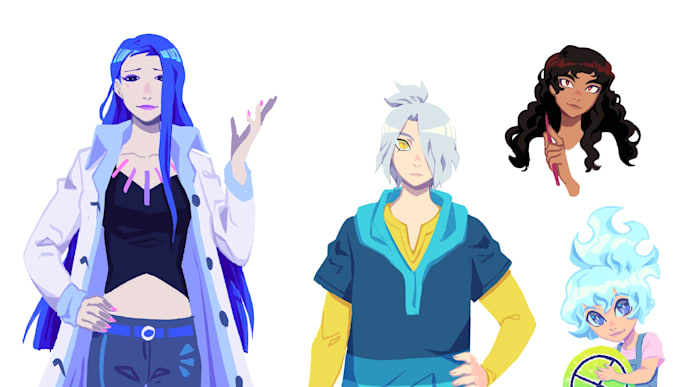 Draw custom designs for original characters by Jcamedon | Fiverr