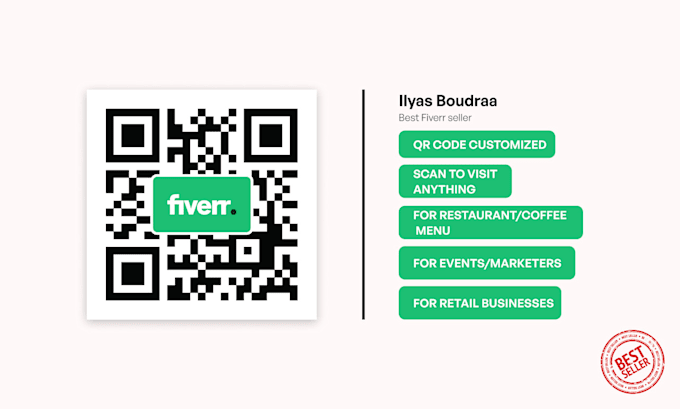 Create custom qr code design for your restaurant menu with your logo by ...