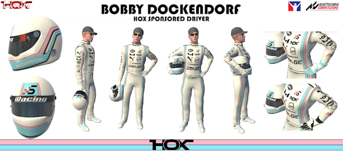 Design and make your own custom iracing suit and helmet by Hq519studio ...