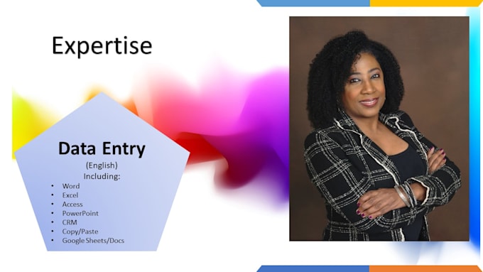 Do data entry, presentation, typing work and admin work by ...