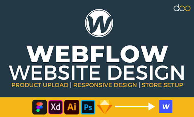 Be your expert webflow website designer by Designinfinity8 | Fiverr