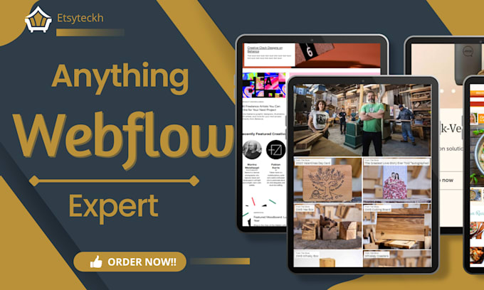 Develop webflow website, convert figma design to webflow website, xd to ...